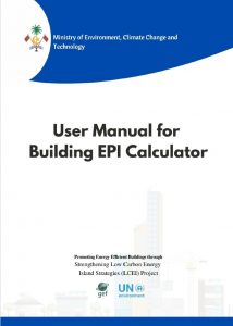User Manual for Building EPI Calculator – Ministry of Tourism and ...